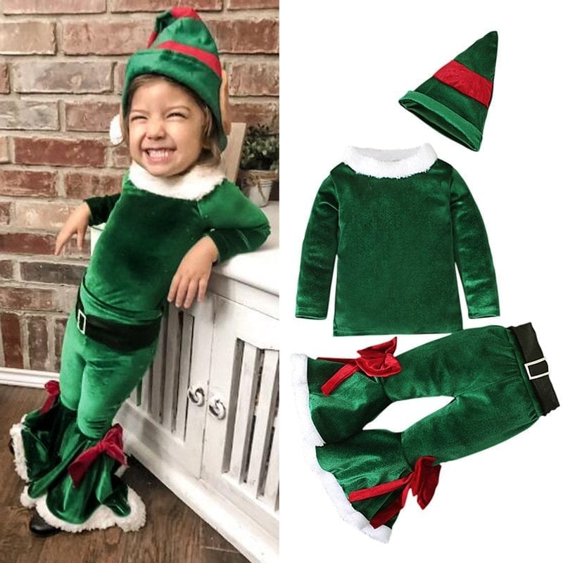 🎁The best gift for children-Santa Baby Christmas Theme Holiday Bell Se ...
