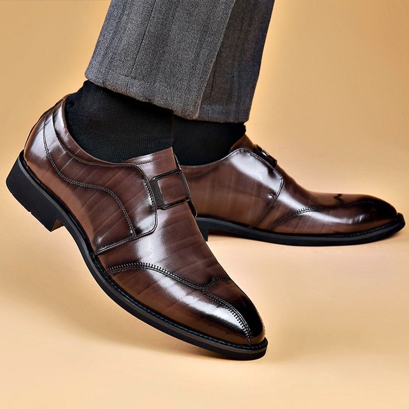 2023 new men's leather sports shoes (suitable for many occasions) 🔥 fr ...