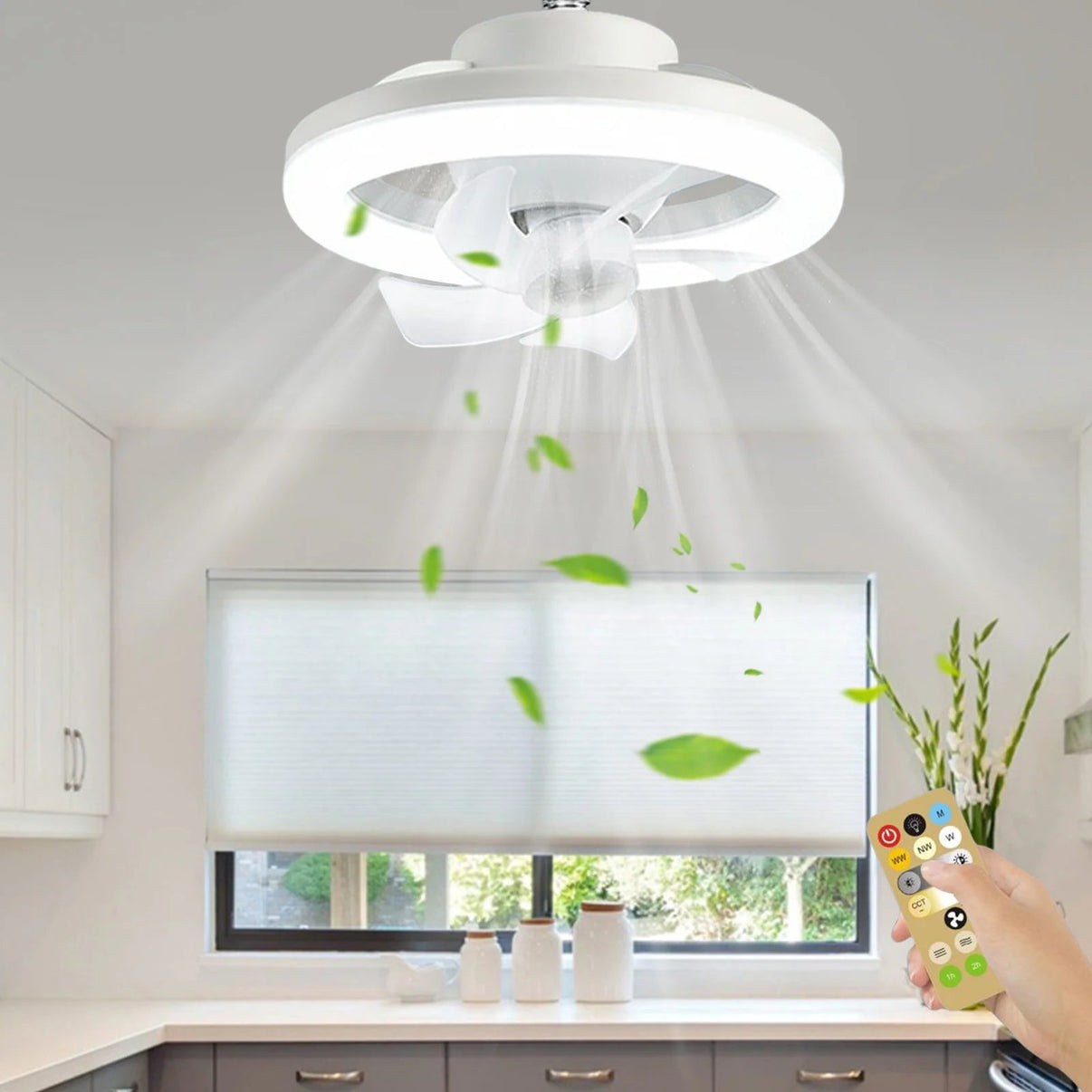 Fast Shipping Worldwide - LED Swing Head Fan Light-unitmotor™