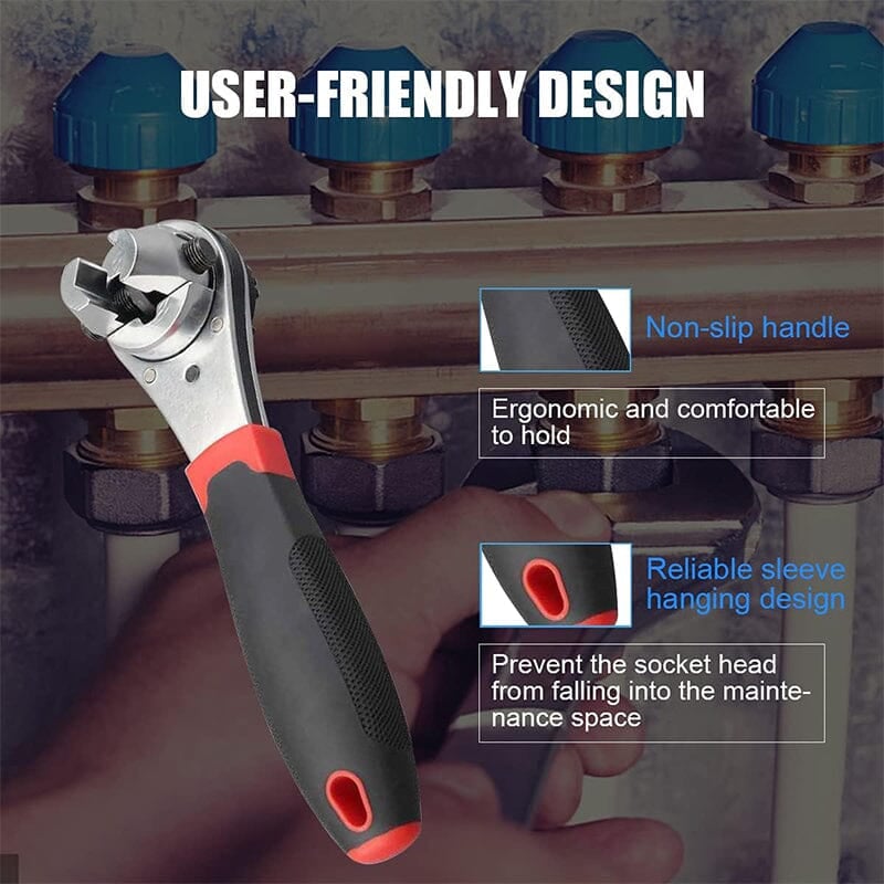 Hot Sale 49% OFF - Adjustable Ratchet Wrench-unitmotor™
